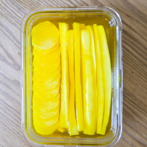 Danmuji / Radis daikon mariné / 단무지 - Yun's
